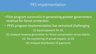 Lessons from Payment for Ecosystem Services (PES) implementation in ...