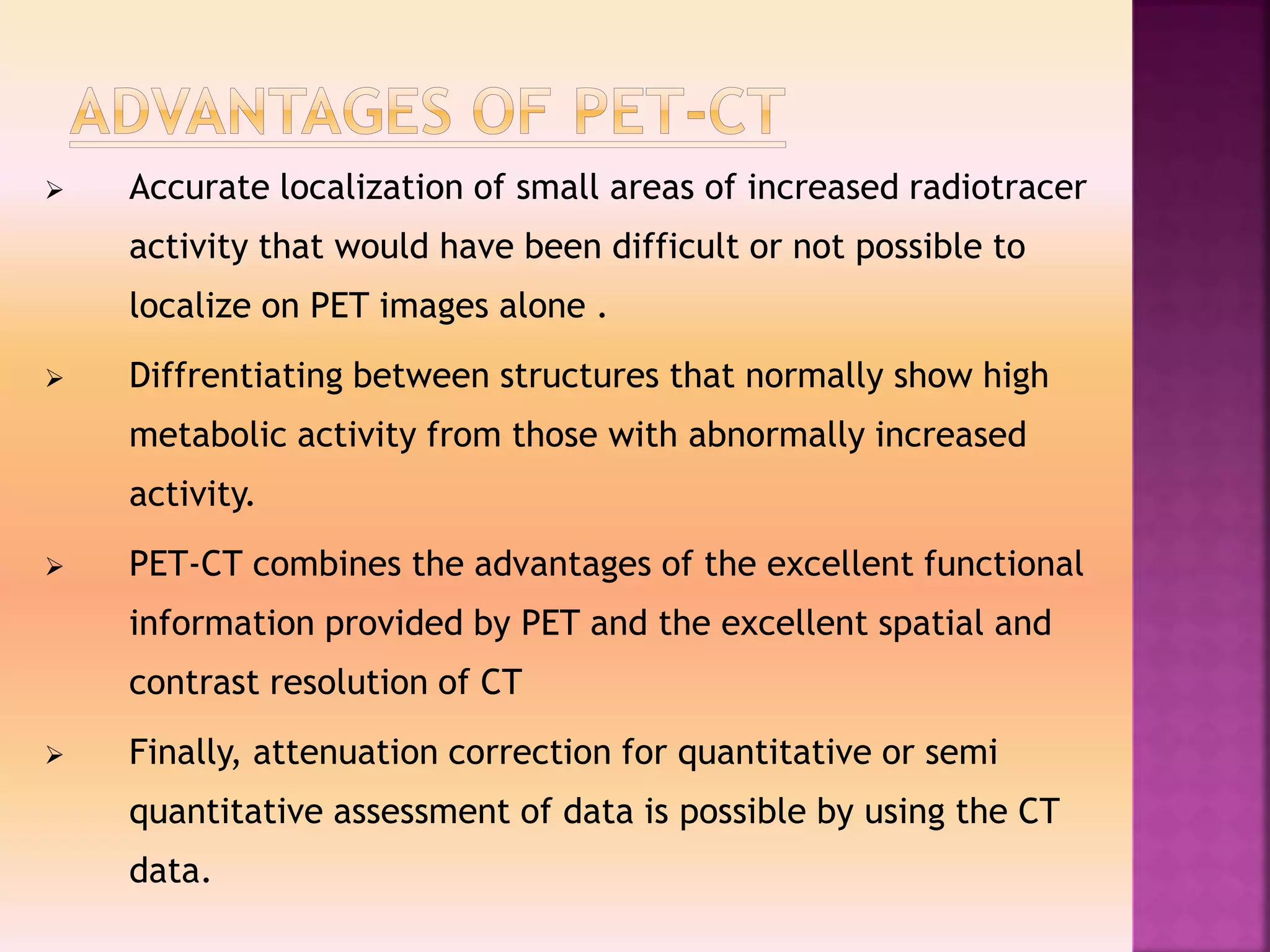 Clinacal applications of PET/CT vs PET/MRI | PPTX
