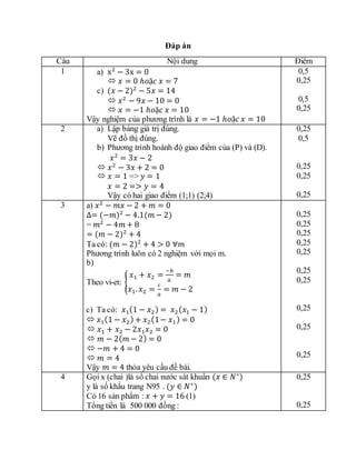 Đề Thi HK2 Toán 9 - TH THCS THPT Việt Anh | DOCX