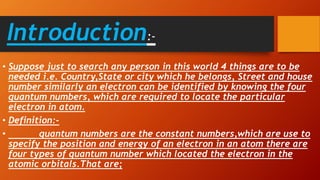 Quantum Number | PPTX