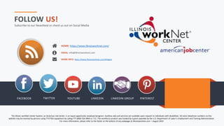 Illinois workNet Widget | PPTX