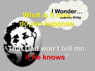 I Wonder | PPTX