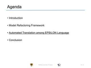 Automated Translation among EPSILON Languages for Performance-Driven UML Software Model ...