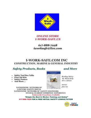 I Work Safe 2012 Brochure | PDF | Construction Industry | Industries