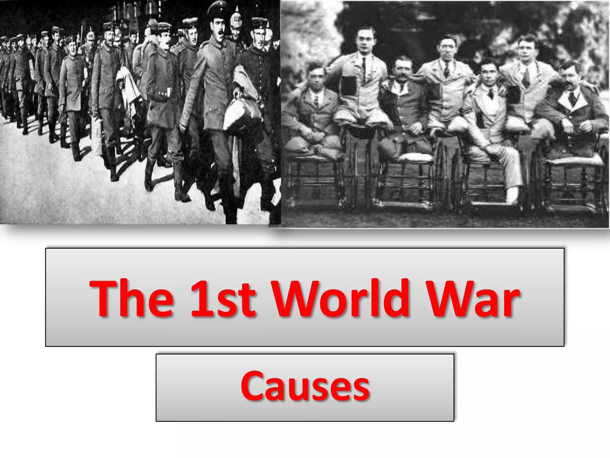 I world war. Causes | PPTX
