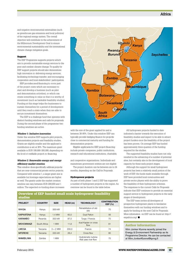IWP&DC EEP small hydro | PDF