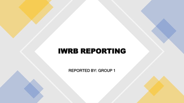 IWRB-REPORT-FINAL.ppsx