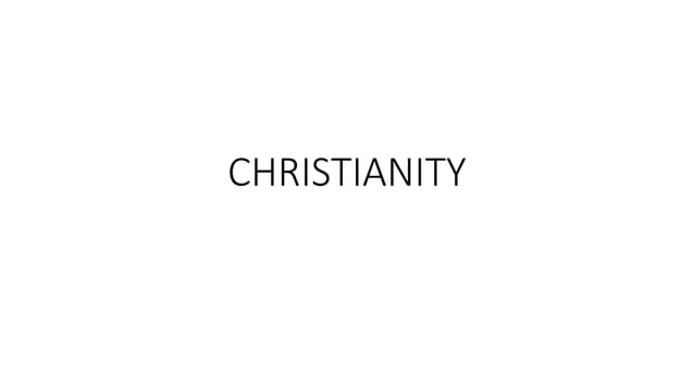 IWRBS-CHRISTIANITY.pptx | Christianity | Religion & Spirituality