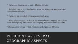 IWRBS-L2-Geography of Religions and Belief Systems | PPTX