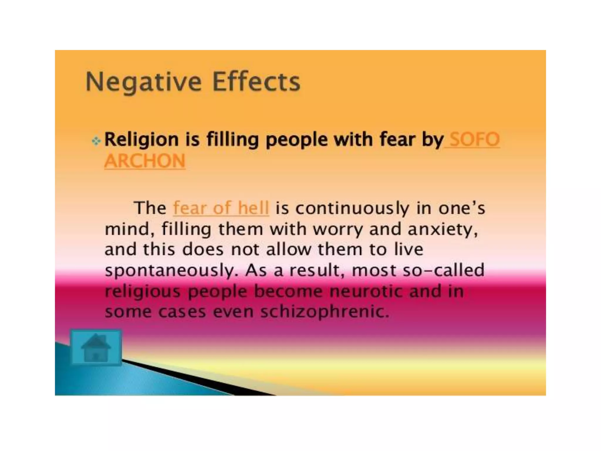 Iwrbs 02 positive and negative effects of religion | PPTX