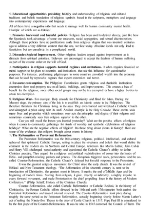 IWRBS 3-Module-3-Influences-Of-Religion-To-Culture-And-Society.docx