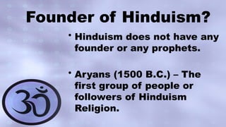 IWRBS LESSON HINDUISM FACTS AND CONCEPTS | PPTX