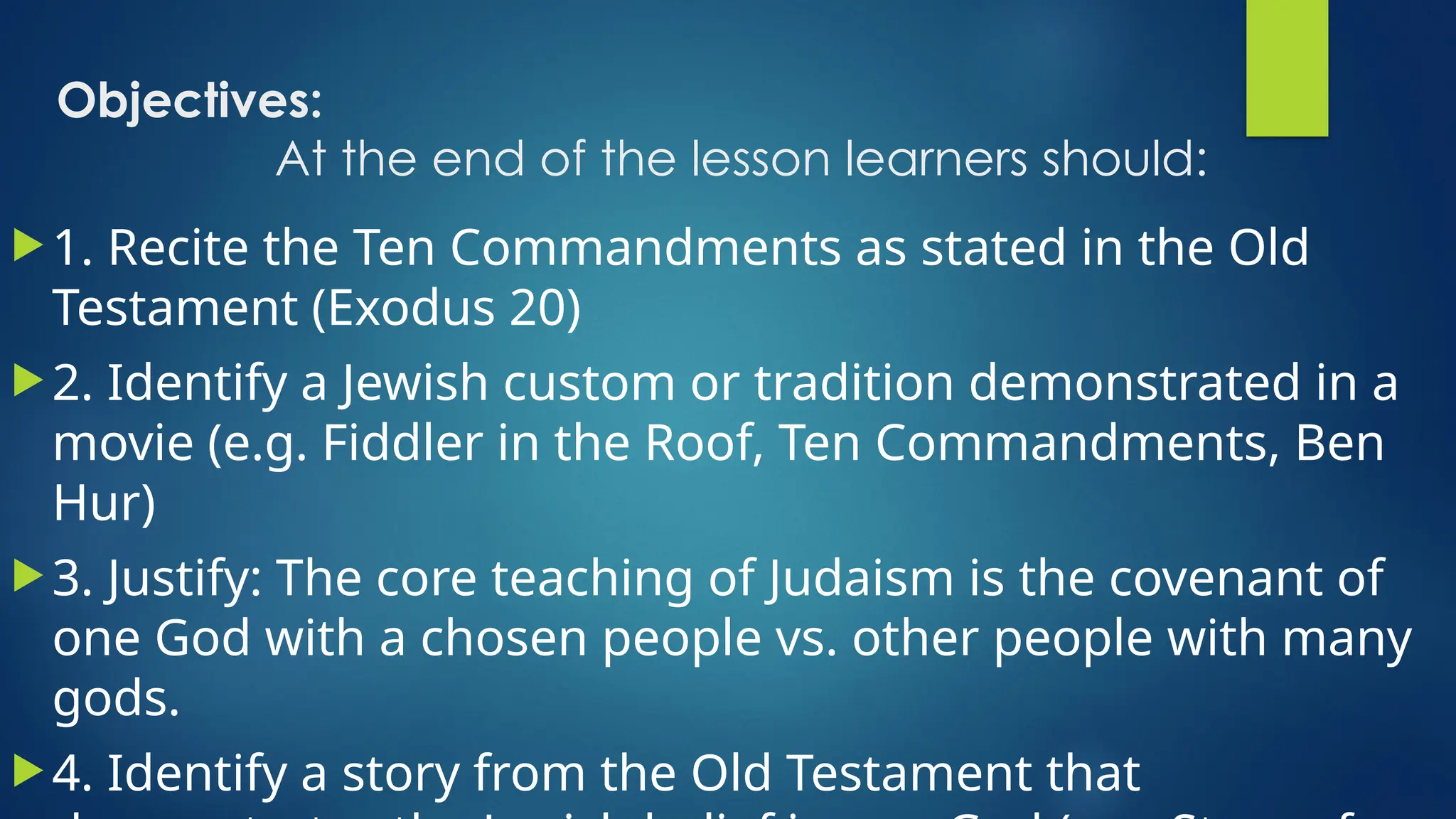 IWRB S LESSON JUDAISM ABRAHAMIC RELIGION | PPTX