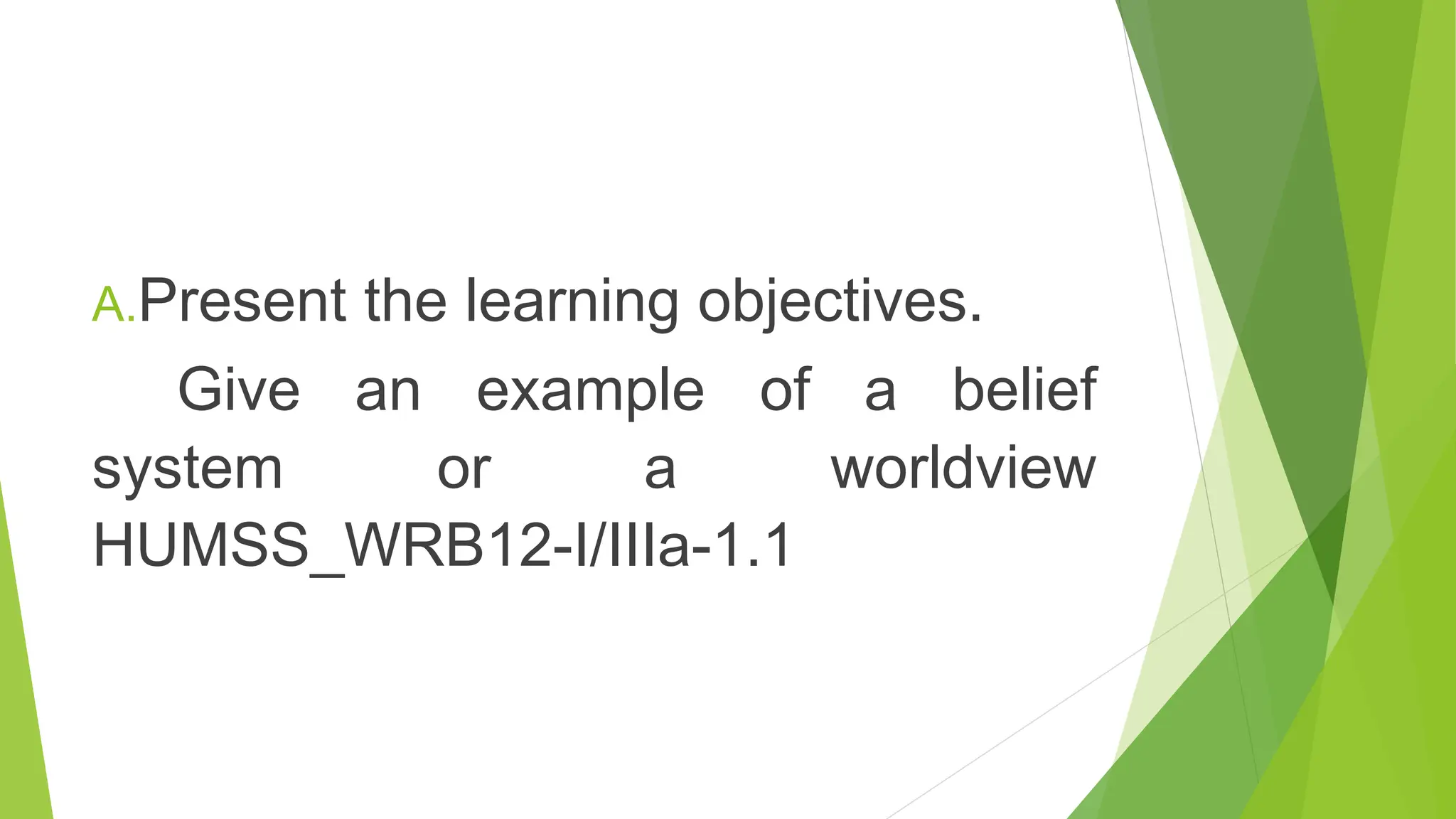 Introduction to the World Religion and Belief System IWRBS PPT 1.pptx