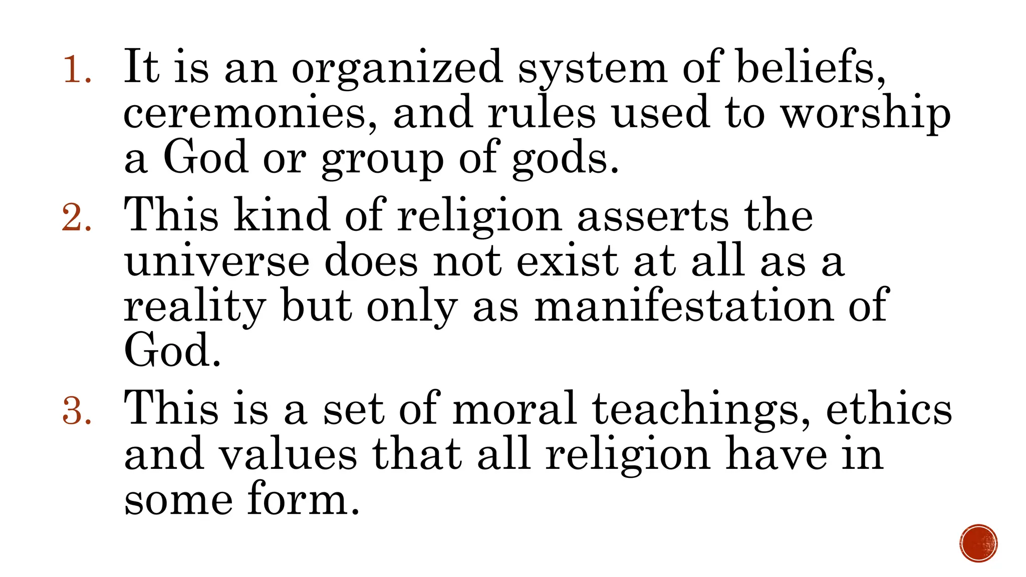 Introduction to World Religion and Belief System QUIZ | PPTX