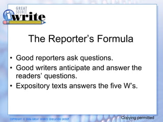 iWrite Expository Mini Lesson | PPT | College Football | College Sports