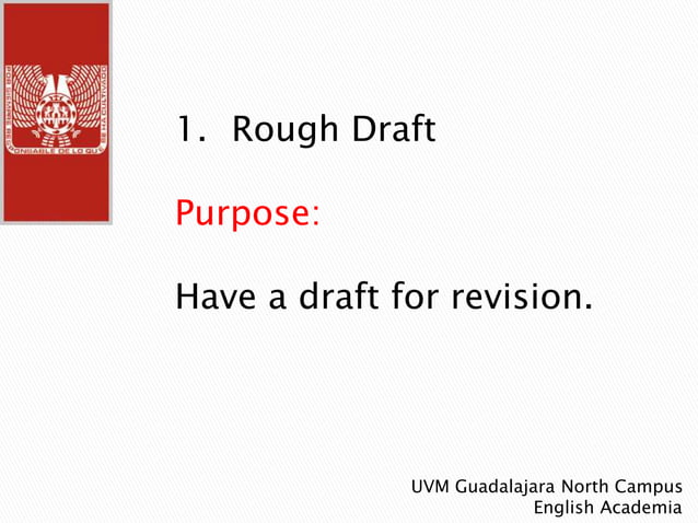 I writing process and shaffer format module vi advanced english i uvm ...