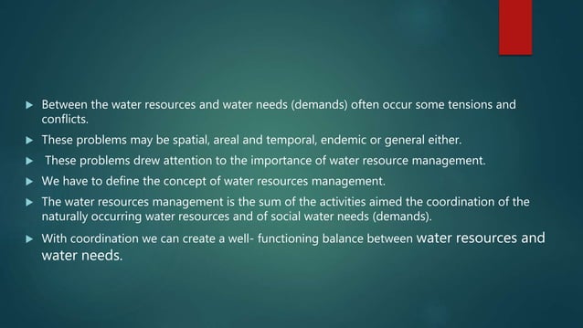 Integrated Water Resources Management (IWRM) | PPTX | Environment | Science