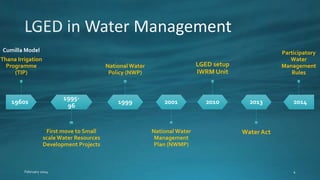 Integrated Water Resources Management in Bangladesh: LGED Context | PPTX