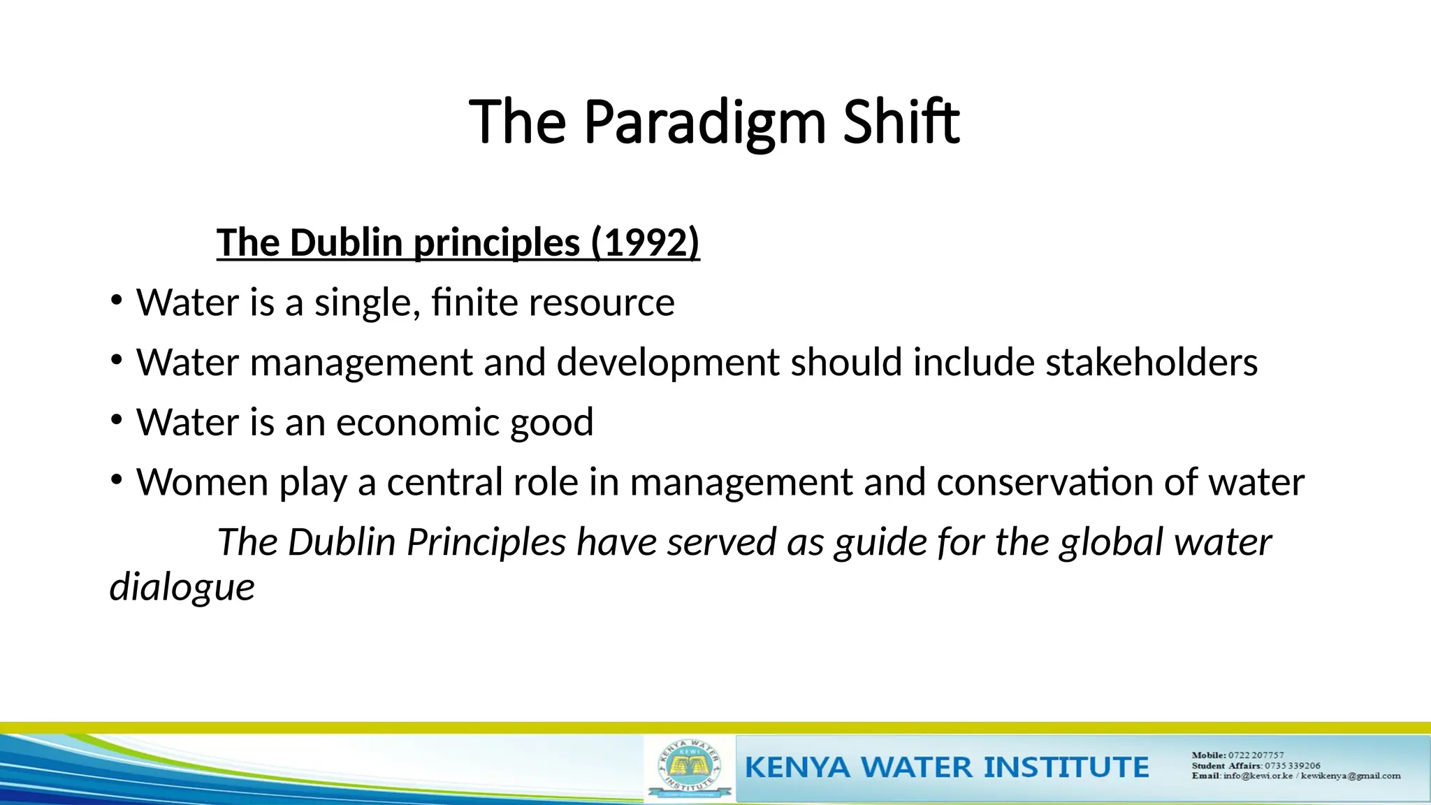 IWRM Presentation Slides 1.pptxIWRM This unit is intended to provide ...