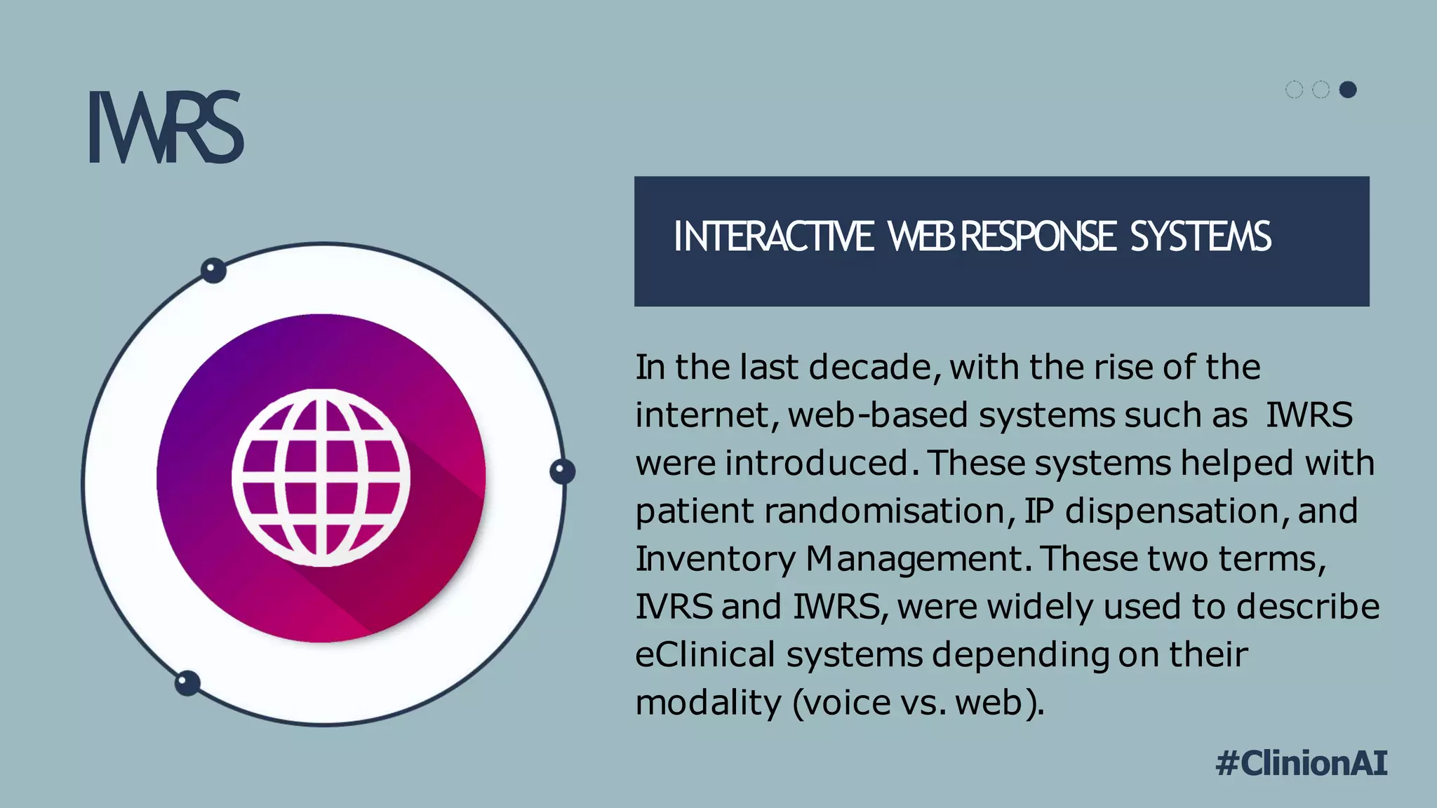IWRS vs IRT vs RTSM | PPTX