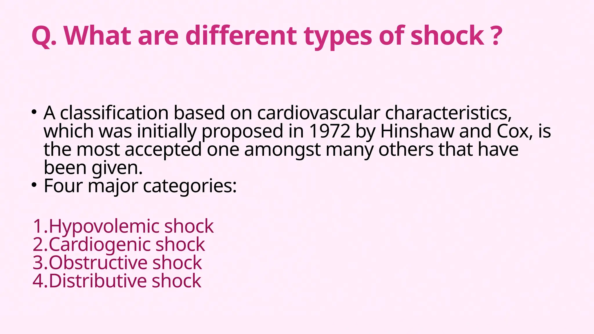 Pathology of Shock and Different types .pptx