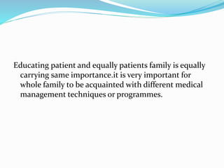PATIENT’S FAMILY EDUCATION IN PRIMARY HEALTH CARE | PPT