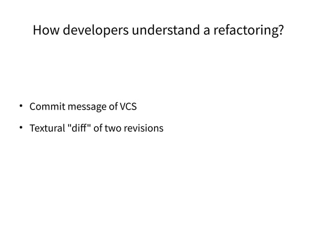 Code Difference Visualization by a Call Tree | PPT