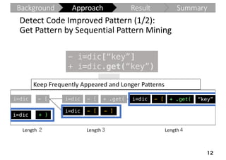 Mining Source Code Improvement Patterns from Similar Code Review Works | PDF