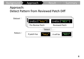 Mining Source Code Improvement Patterns from Similar Code Review Works | PDF