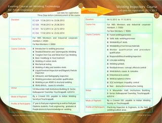 IWS Course Calendar for updating the guidelines | PPT