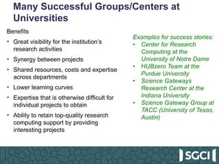 SGCI - Science Gateways: An Overview | PDF
