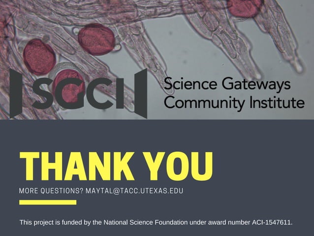 SGCI Catalog Presentation at IWSG2018 | PDF | Technology & Computing