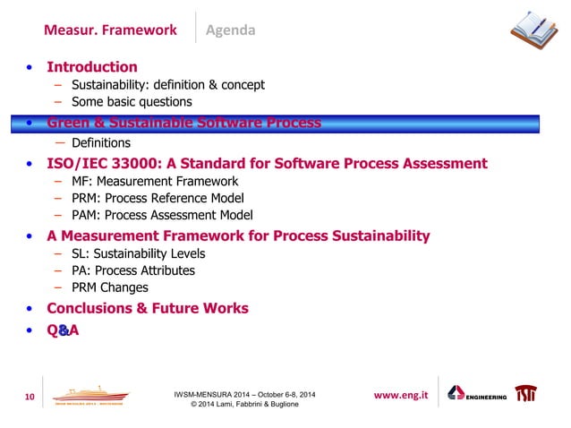 An ISO/IEC 33000-compliant Measurement Framework for Software Process ...