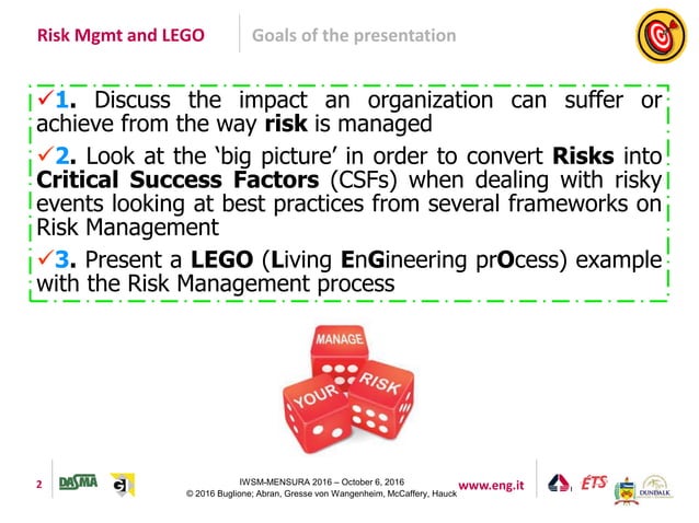 Risk Management: Achieving Higher Maturity & Capability Levels through ...