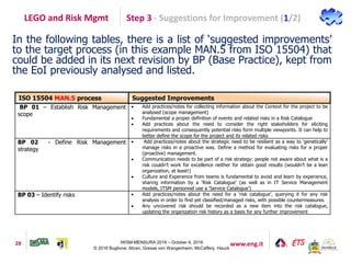 Risk Management: Achieving Higher Maturity & Capability Levels through ...