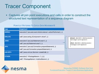 Iwsm2014 measuring cosmic software size from functional execution traces of java business ...