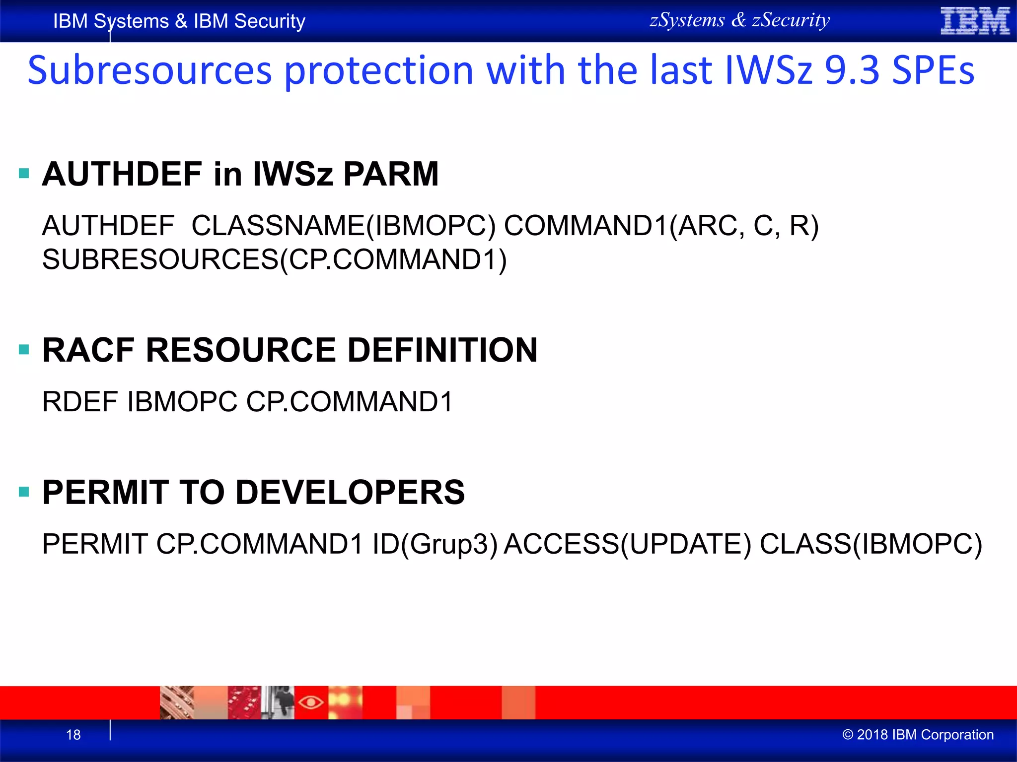IBM Workload Scheduler for z/OS Security with RACF & IBM zSecure | PPTX
