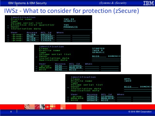 IBM Workload Scheduler for z/OS Security with RACF & IBM zSecure