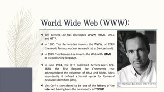 Internet and Web Technology (CLASS-1) [Introduction] | PPTX
