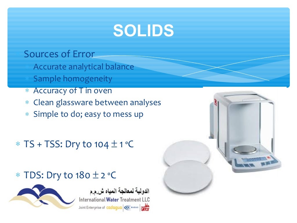 Water Analysis Test Method water-analysis-test-method