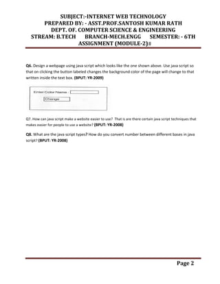 Iwt assignment 2 | PDF