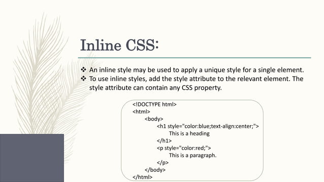 Internet and Web Technology (CLASS-4) [CSS & JS] | PPTX