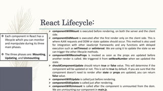 Internet and Web Technology (CLASS-9) [React.js] | NIC/NIELIT Web ...