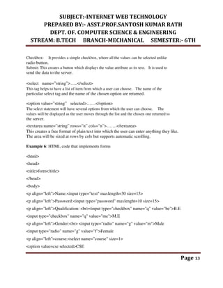 Iwt module 1 | PDF | Web Design and HTML | Internet