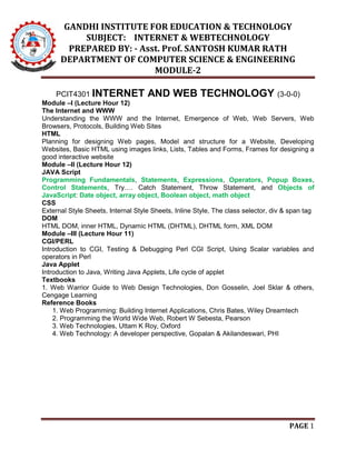 Iwt note(module 2) | PDF