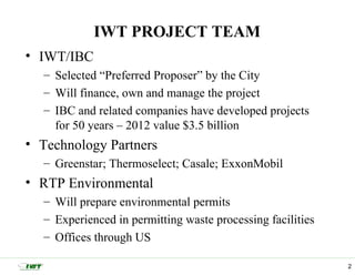 IWT presentation | PPT