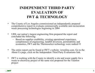 IWT presentation | PPT