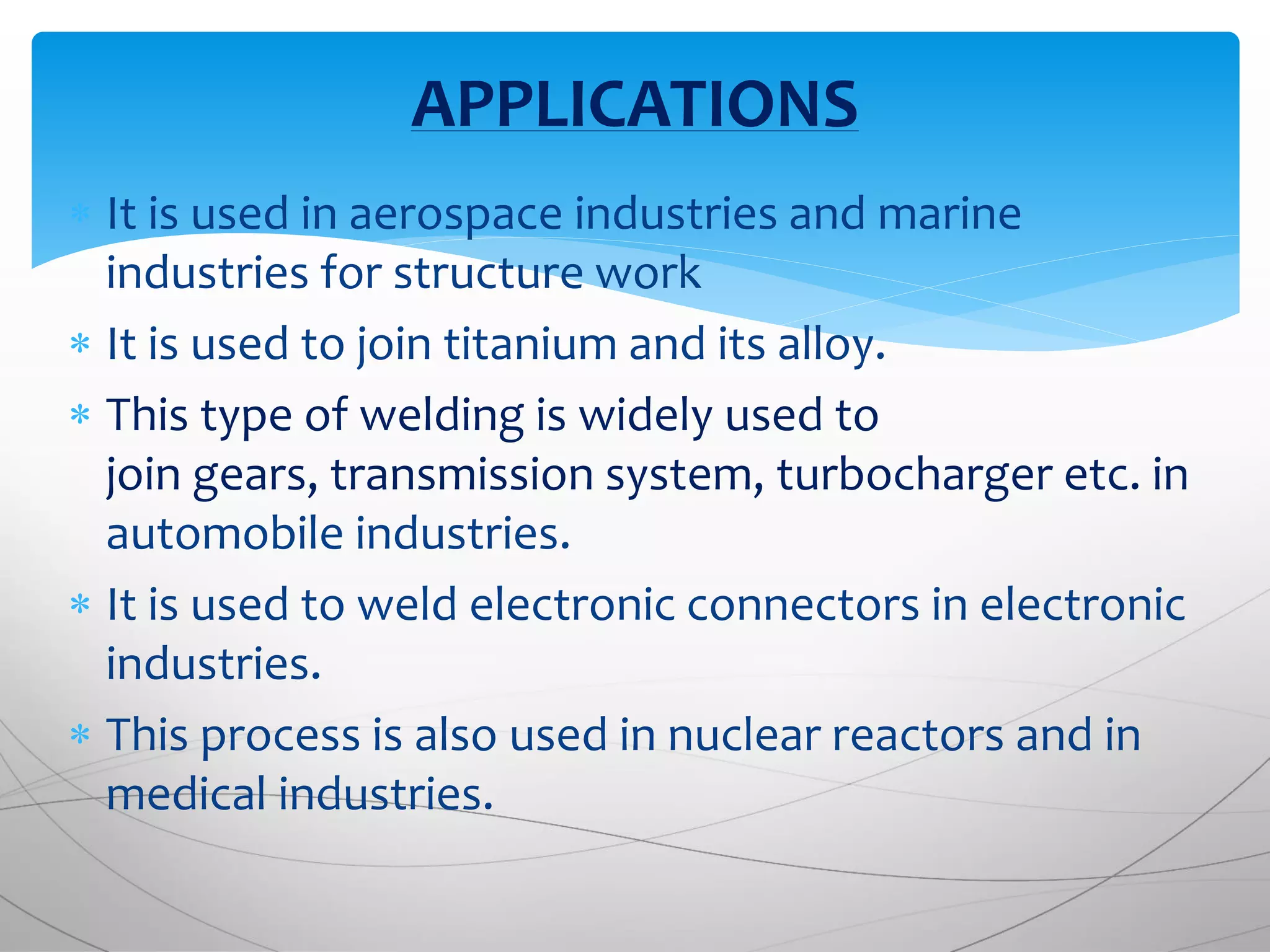Iwt unit 5 electron beam welding sushant bhatt | PDF