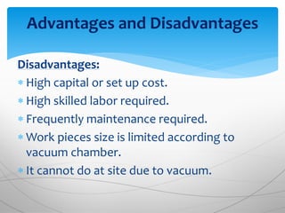 Iwt unit 5 electron beam welding sushant bhatt | PDF
